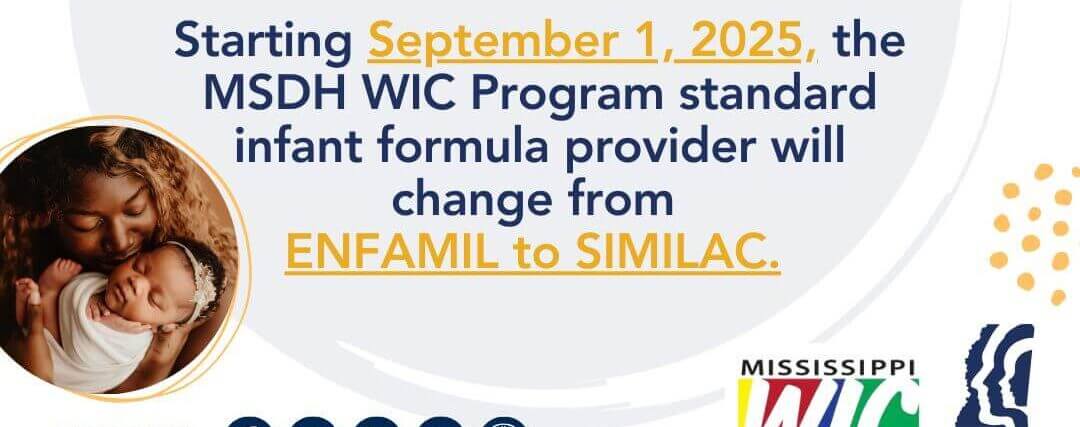 Mississippi WIC Program to Transition Infant Formula Provider in ...