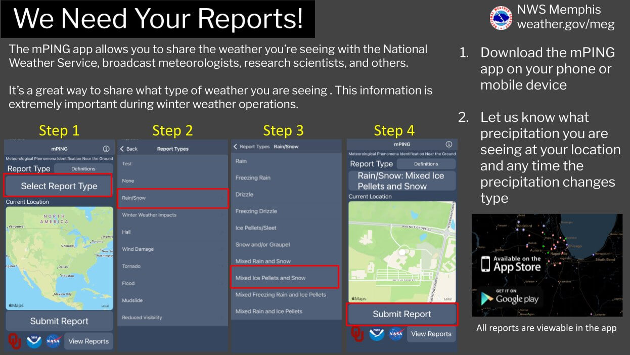 NWS Launches App for Public Weather Reports During Winter Events ...