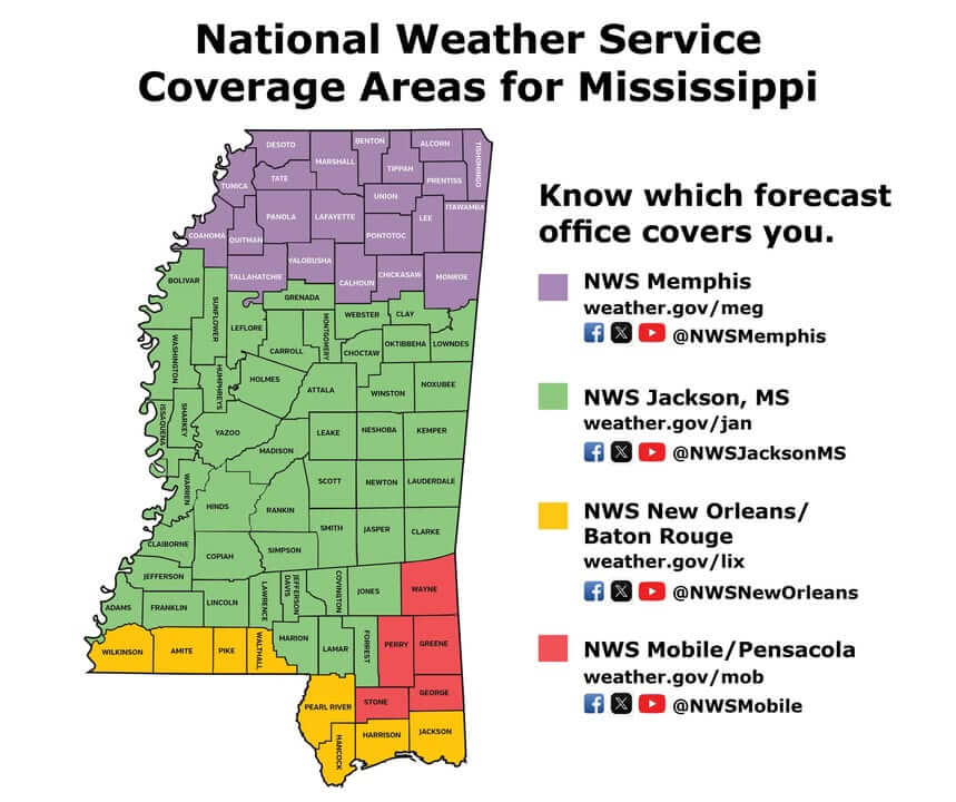 Know Your Local NWS Office for Weather Updates | Tippah News