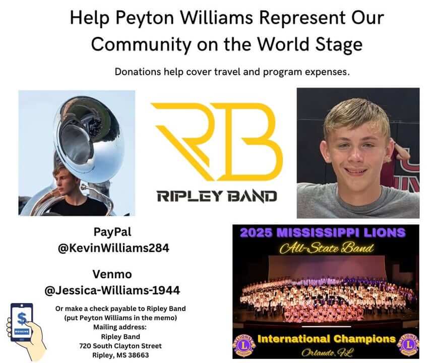 Ripley Main Street Helps Fundraise for Tippah County Student in ...