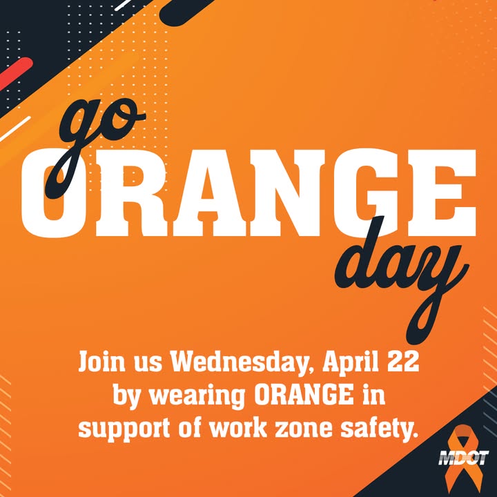 Go Orange Day set for April 22 to highlight work zone safety | Tippah News